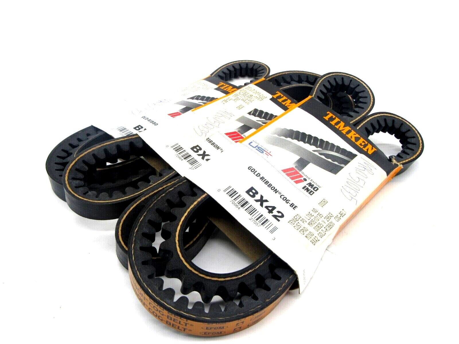 NEW LOT OF 3 TIMKEN BX42 COG-BELT - SB Industrial Supply, Inc.
