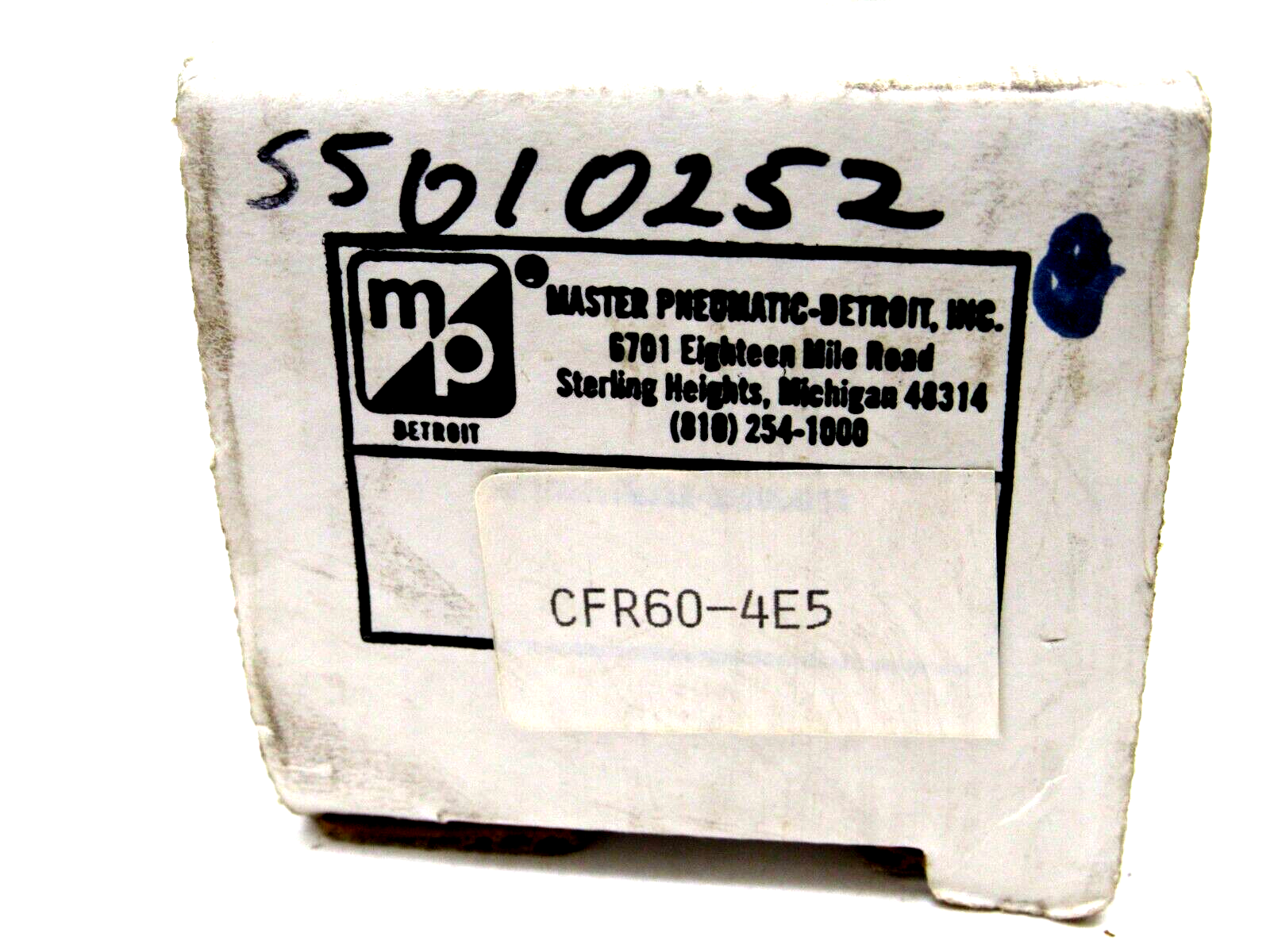 NEW MASTER PNEUMATIC CFR60-4E5 REGULATOR CFR604E5 - SB Industrial ...