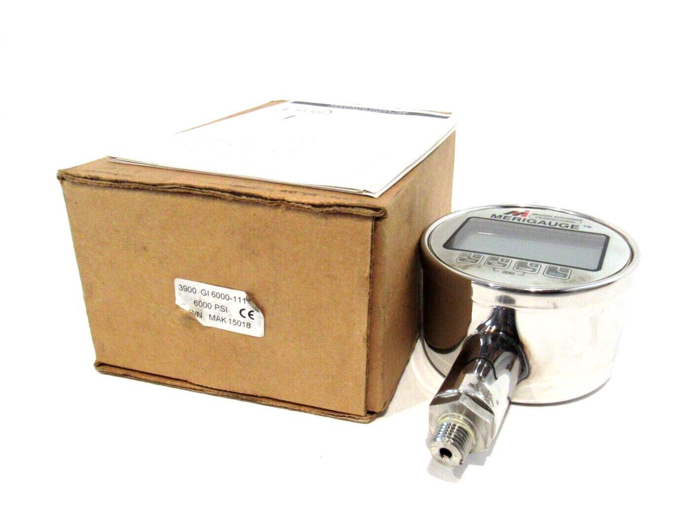 NEW MERIAM INSTRUMENT 3900 GI 6000-111 MERIGAUGE - SB Industrial Supply ...