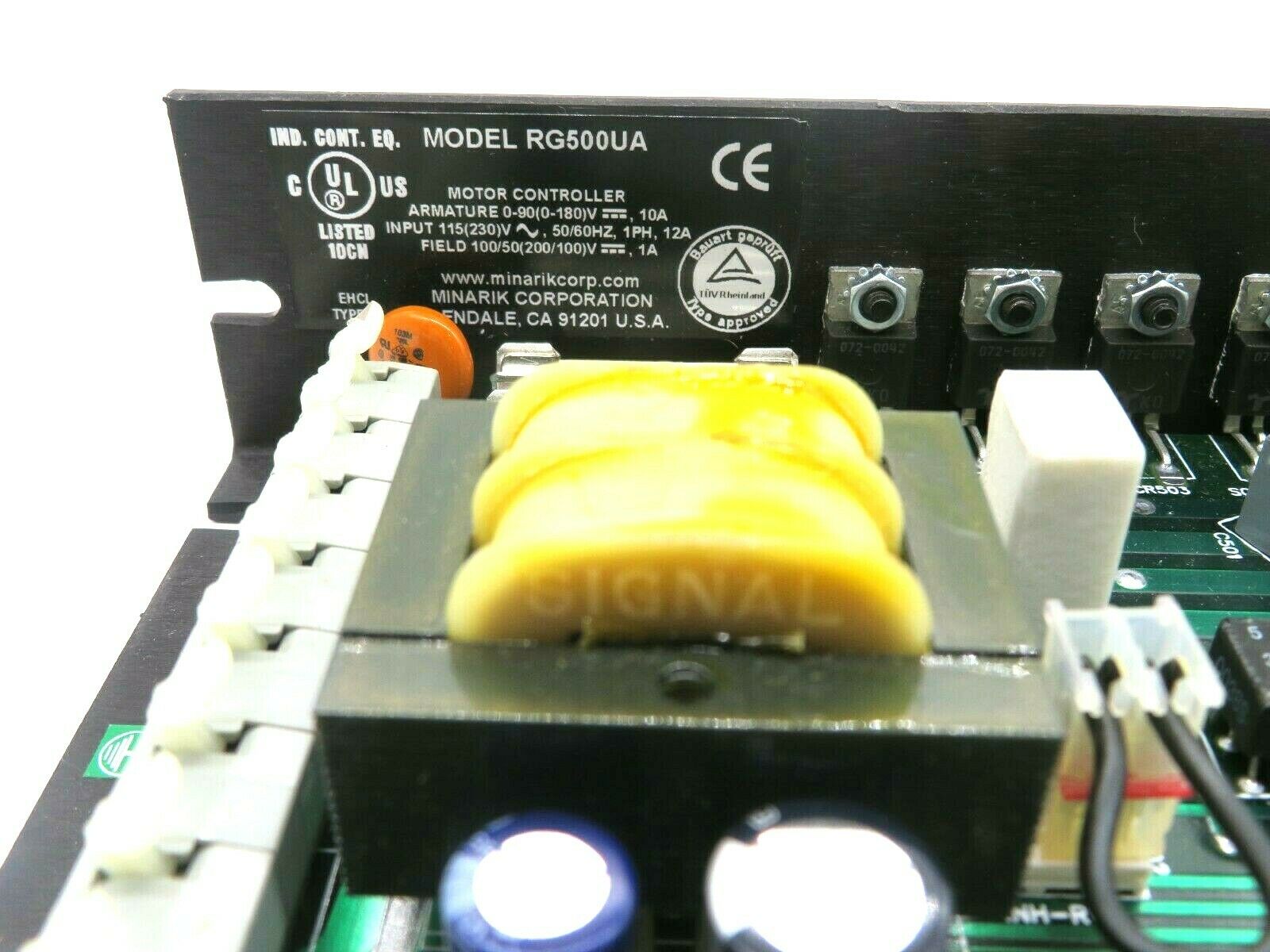 NEW MINARIK DRIVES RG500UA MOTOR CONTROLLER DRIVE - SB Industrial ...