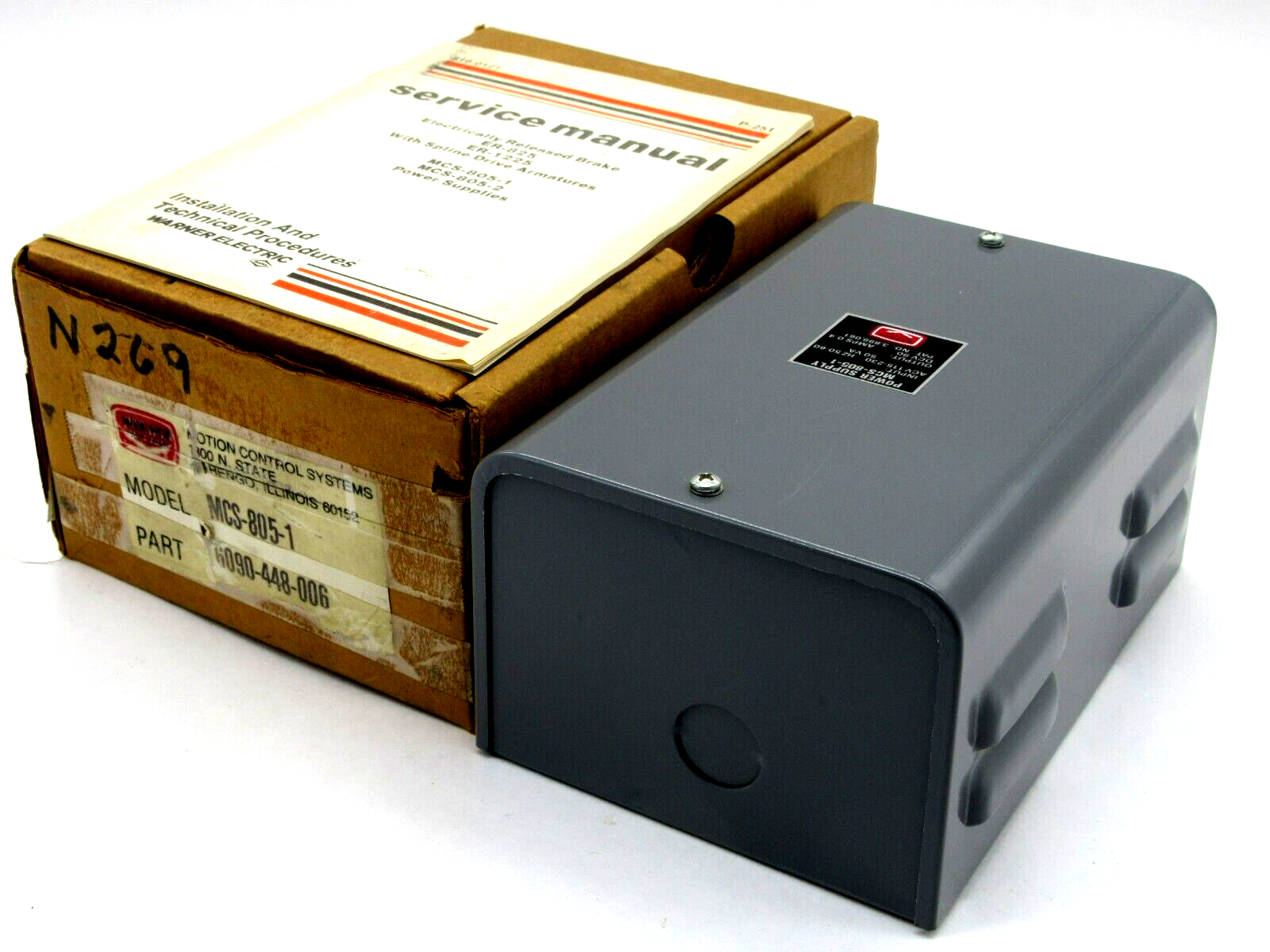 NEW MOTION CONTROL SYSTEMS 6090-448-006 POWER SUPPLY MCS-805-1 ...