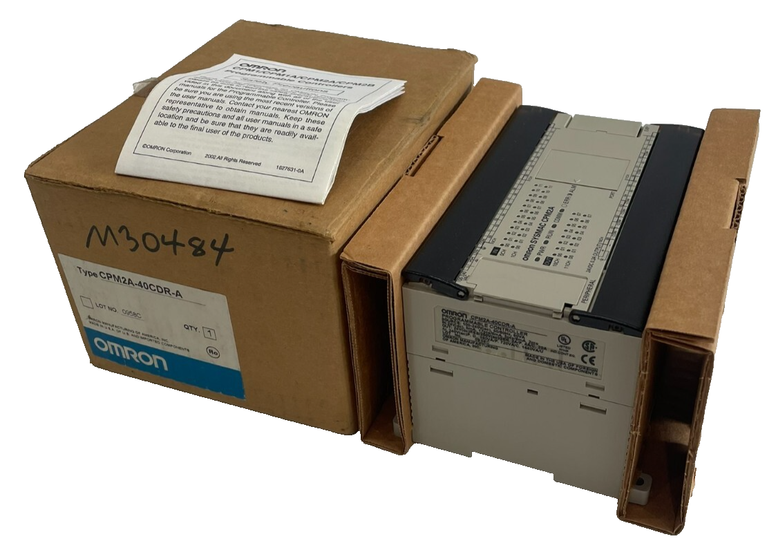 NEW OMRON CPM2A-40CDR-A PROGRAMMABLE LOGIC CONTROLLER CPM2A40CDRA - SB Industrial Supply, Inc.