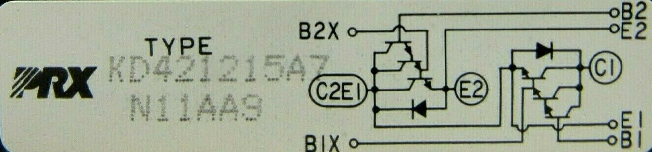 NEW POWEREX KD421215A7 TRANSISTOR MODULE - SB Industrial Supply, Inc.