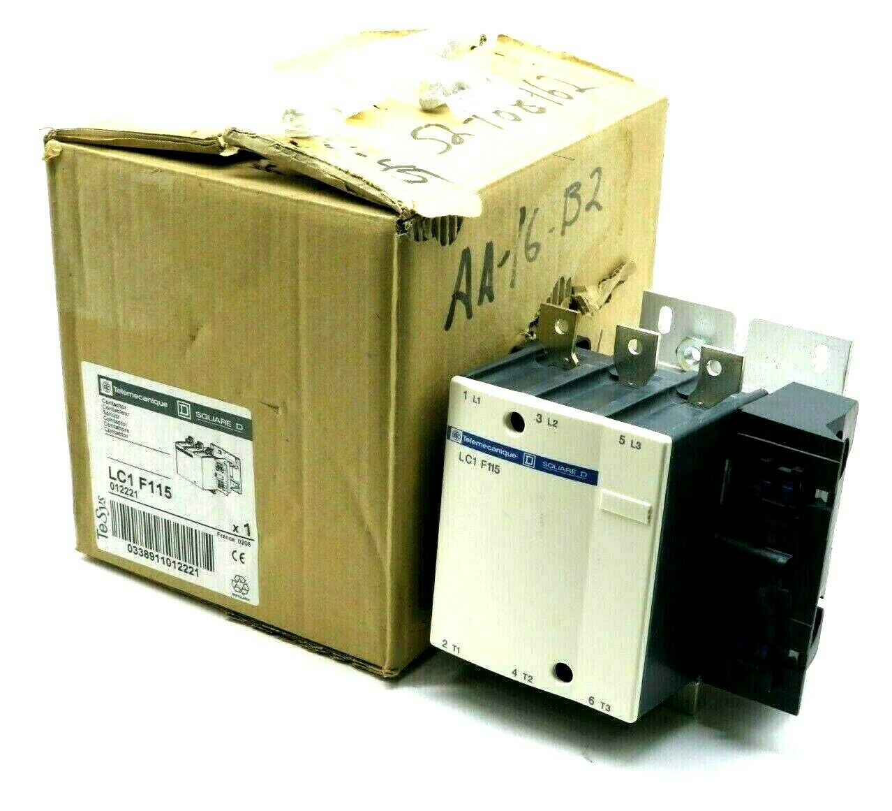 NEW SQUARE D TELEMECANIQUE LC1F115 CONTACTOR 115AMP 3POLE 600VAC - SB ...