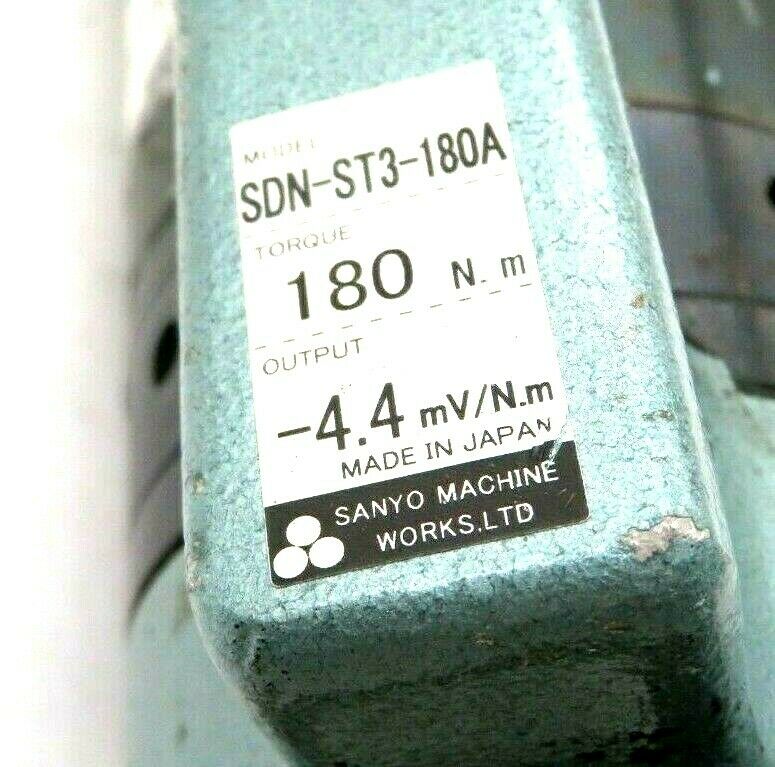 USED SANYO SDN-SP3-180SB NUTRUNNER SPINDLE 124334 SDN-ST3-180A ...