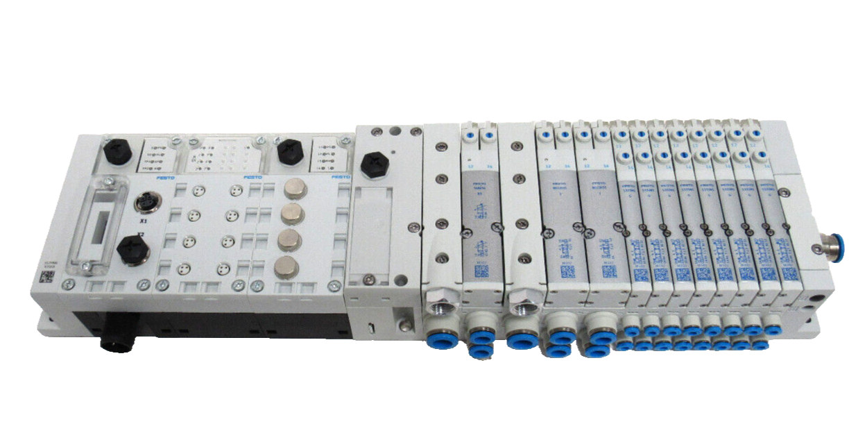 NEW FESTO 569926 MANIFOLD MPAL-VI 533345 CPX-F839 CPX-AB-8-M8-3POL CPX ...
