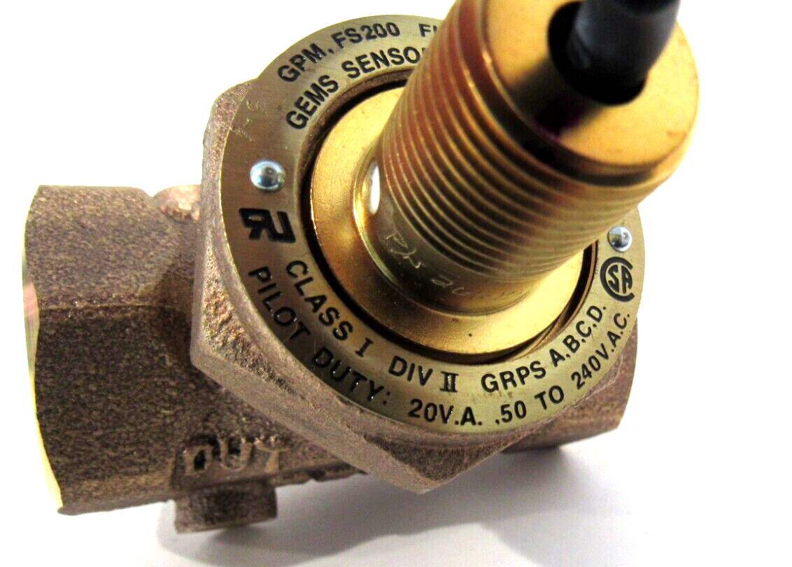 NEW GEMS FS200 FLOW SWITCH - SB Industrial Supply, Inc.