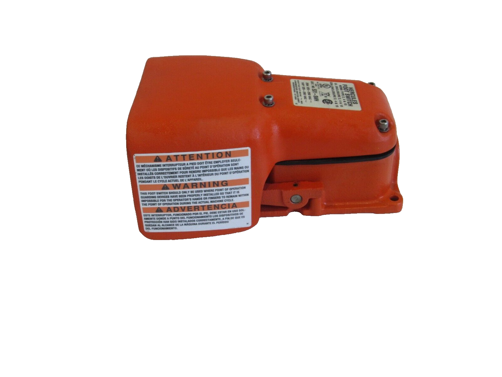 NEW HERCULES 531-SWH FOOT SWITCH 531SWH - SB Industrial Supply, Inc.