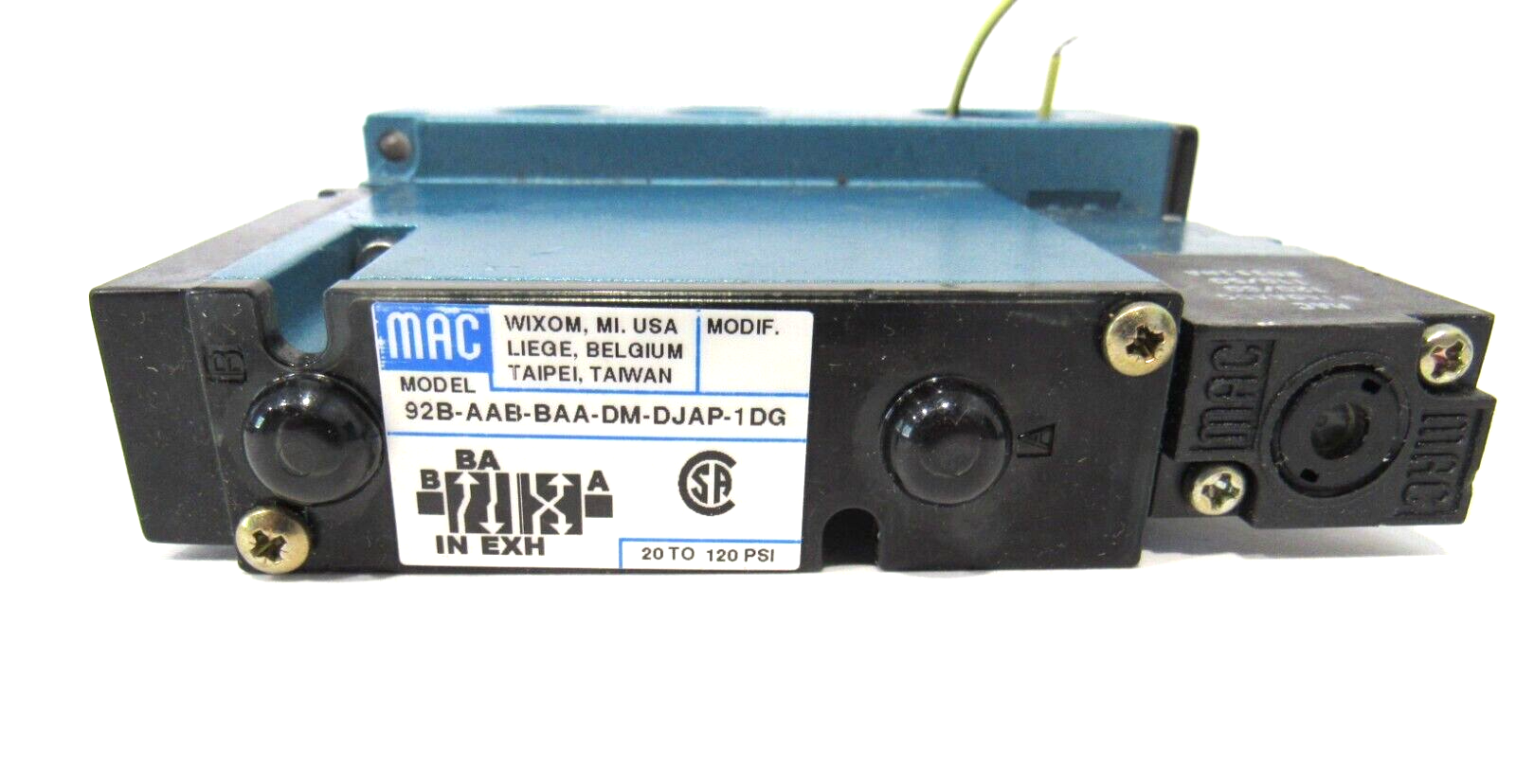 NEW MAC VALVES 92B-AAB-BAA-DM-DJAP-1DG SOLENOID VALVE ...