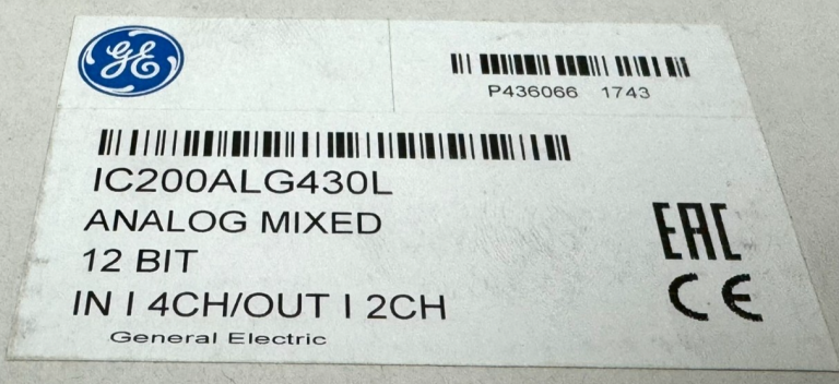 NEW SEALED GE FANUC IC200ALG430L ANALOG MIXED MODULE IC200ALG430 - SB ...