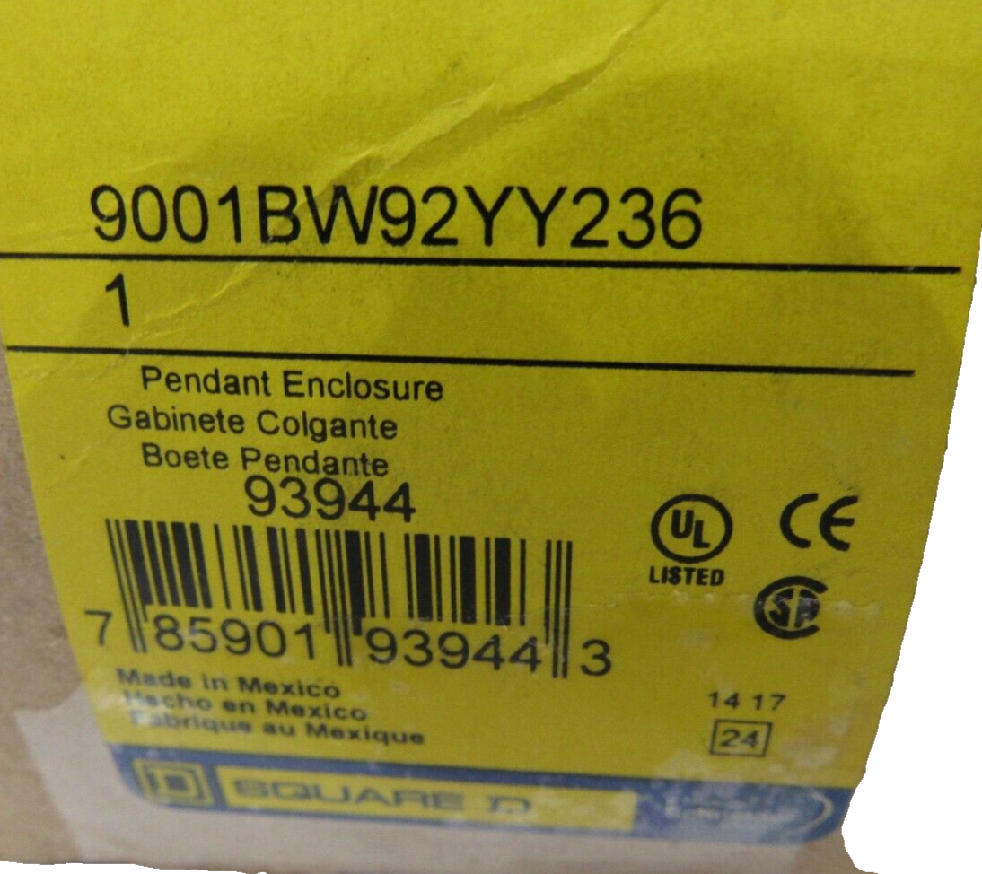 NEW SQUARE D 9001BW92YY236 PENDANT ENCLOSURE - SB Industrial Supply, Inc.