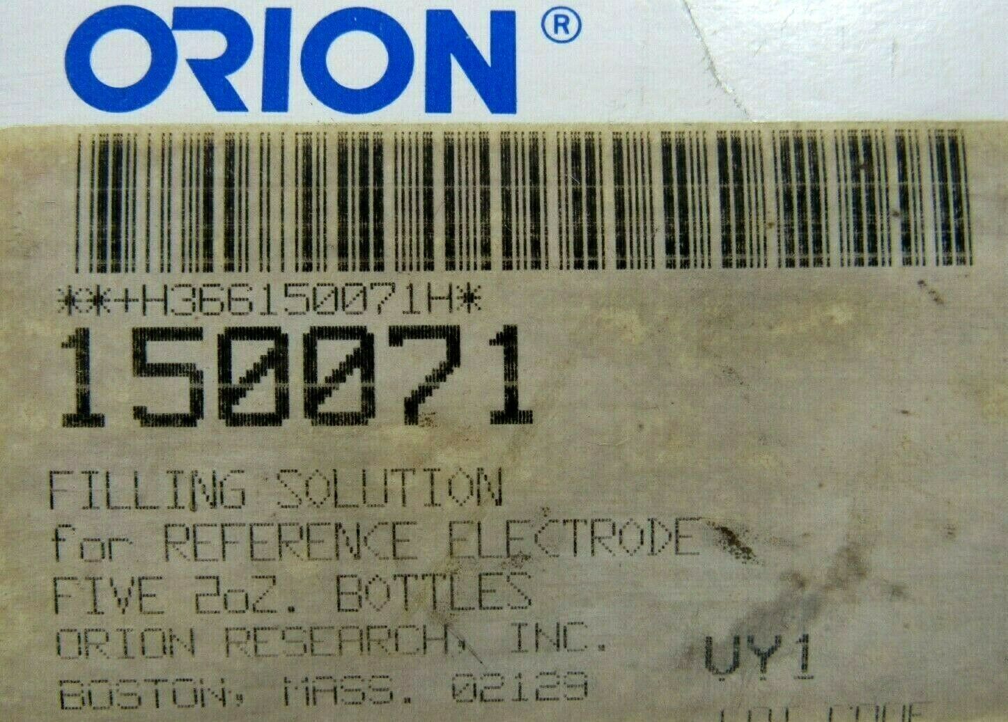 NEW BOX OF 3 ORION 150071 ELECTRODE FILLING SOLUTION - SB Industrial ...