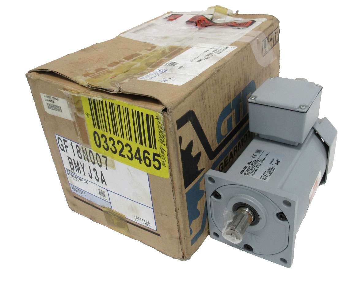 NEW BROTHER GF18N007-BMYJ3A GEAR MOTOR 7.5:1 GF18N007BMYJ3A - SB ...