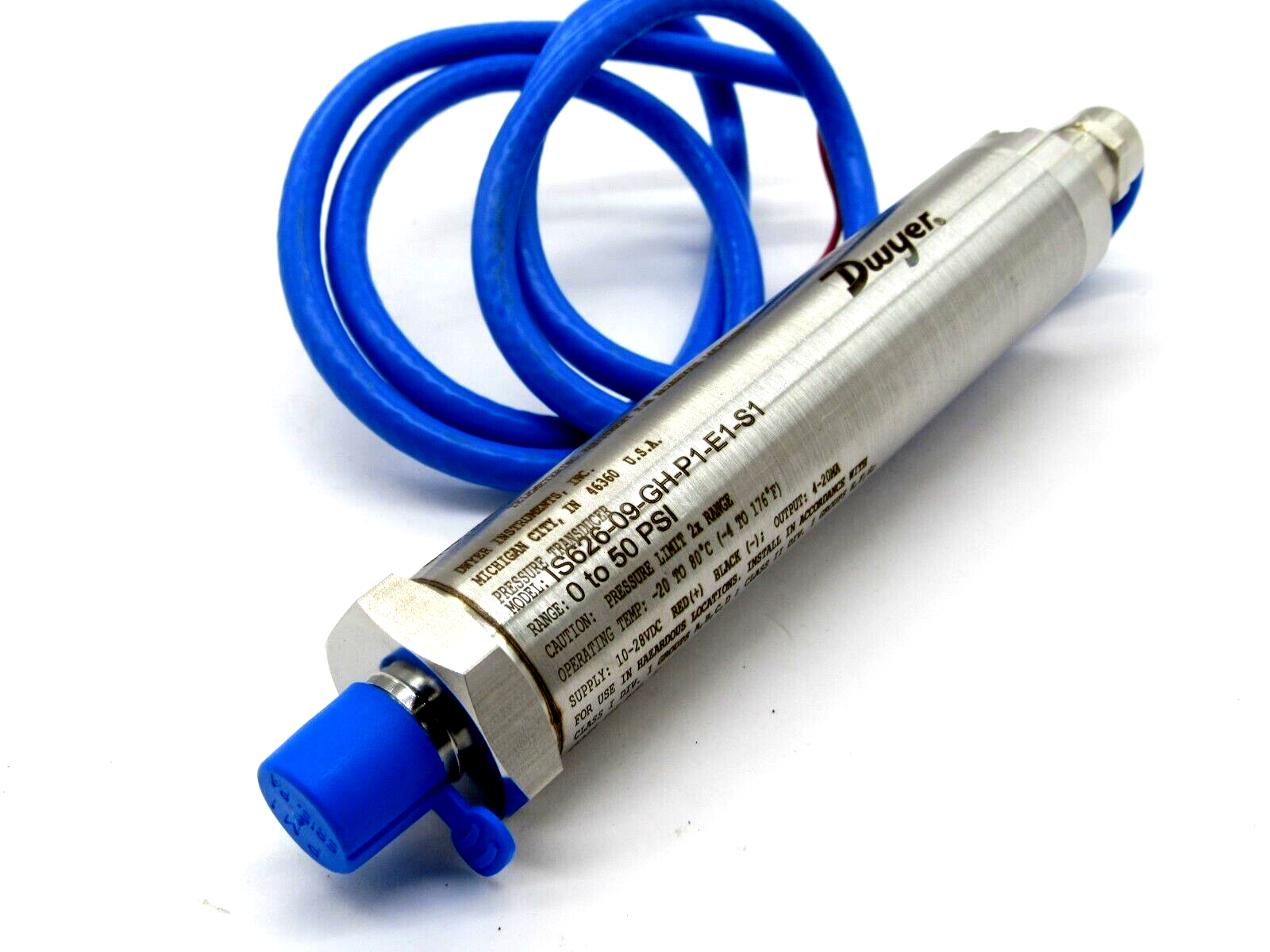 NEW DWYER IS626-09-GH-P1-E1-S1 PRESSURE TRANSMITTER IS62609GHP1E1S1 ...
