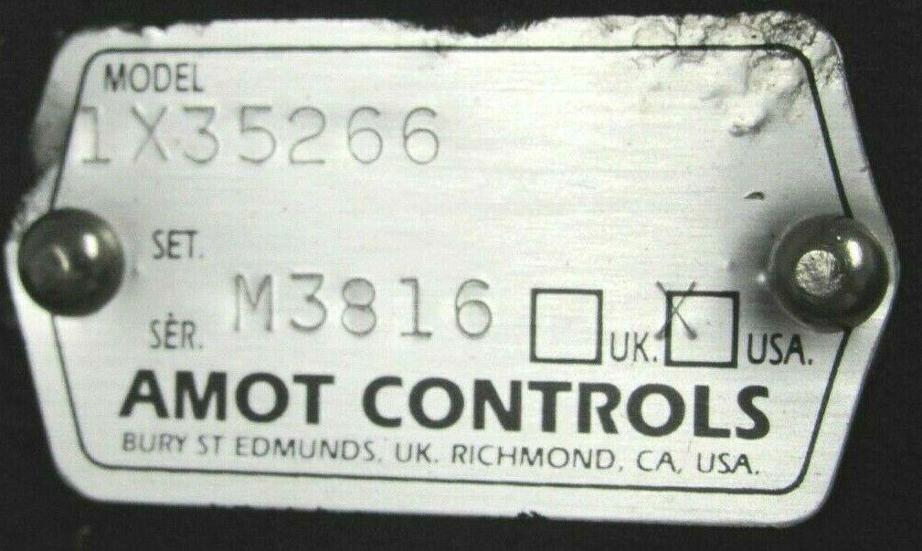 NEW INGERSOLL RAND AMOT CONTROLS 68131689 1X35266 THERMOSTATIC VALVE ...