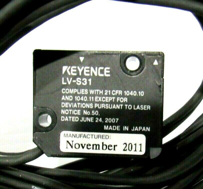 NEW KEYENCE LV-S31 LASER SENSOR LVS31 - SB Industrial Supply, Inc.