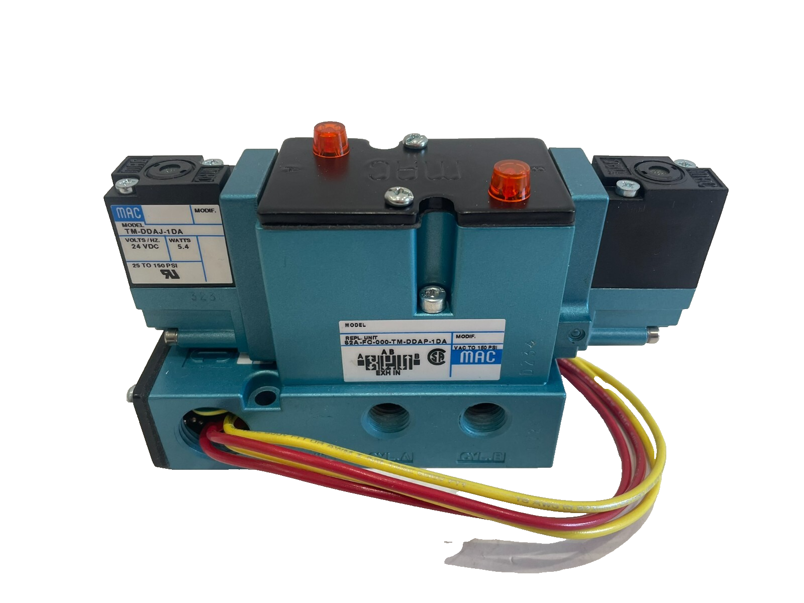 NEW MAC VALVES 82A-FC-000-TM-DDAP-1DA SOLENOID VALVE 82AFC000TMDDAP1DA ...