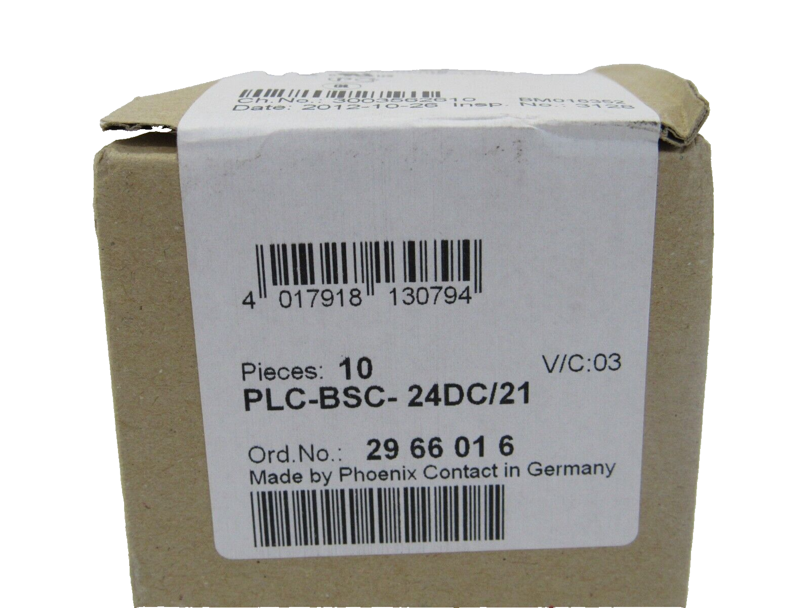 NEW PHOENIX CONTACT PLC-BSC-24DC/21 RELAY BASE 2966016 PLCBSC24DC21 ...