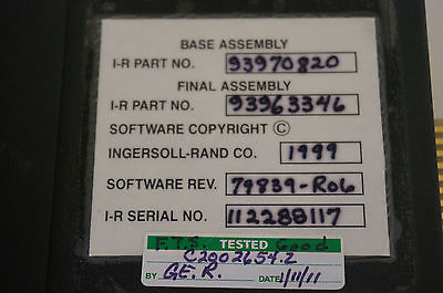 REFURBISHED INGERSOLL RAND 93963346 ASSEMBLY 93970820 - SB Industrial ...