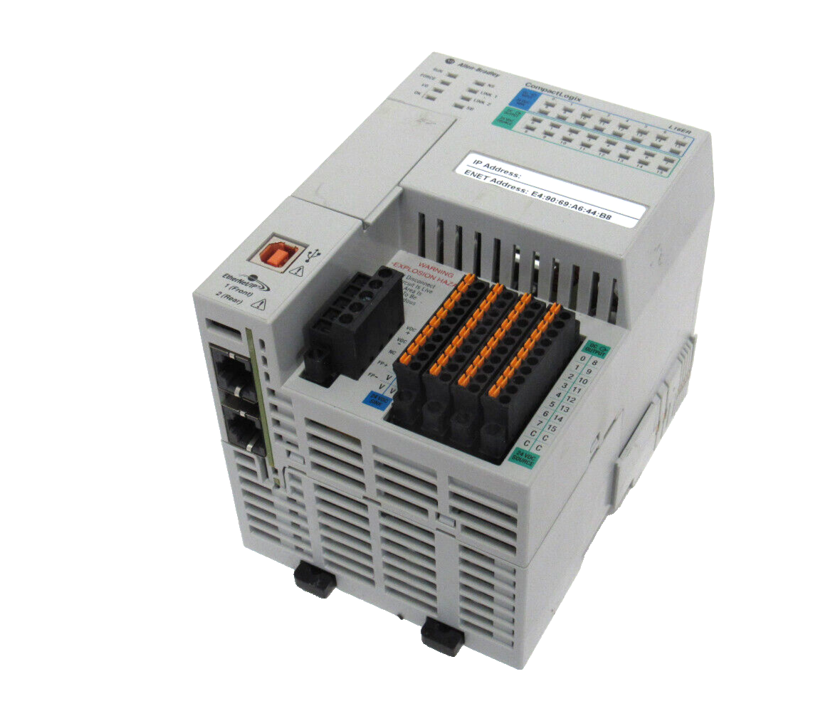 USED ALLEN BRADLEY 1769-L16ER-BB1B COMPACTLOGIX CONTROLLER SER. B ...