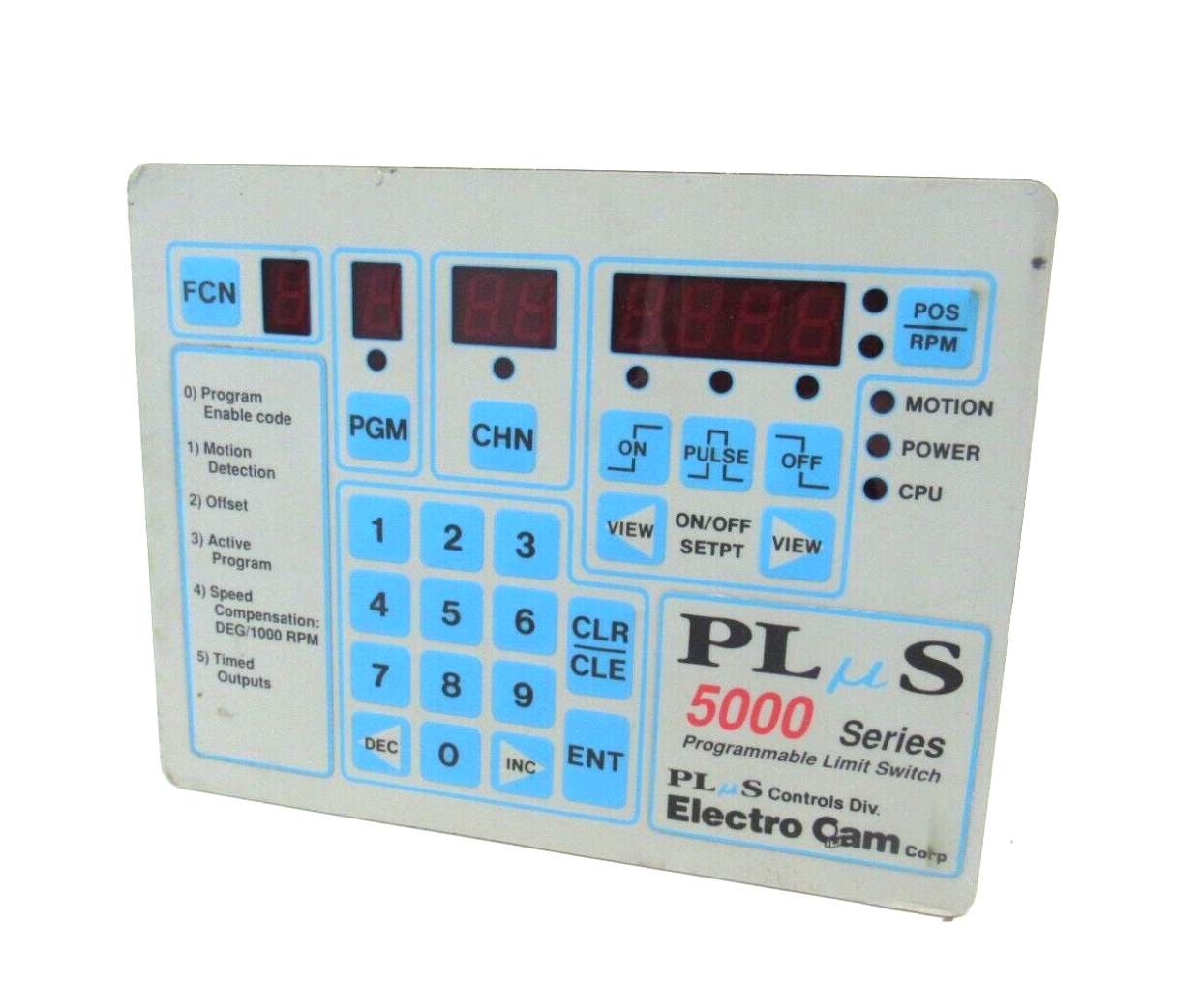 USED ELECTRO CAM PS-5011-10-P08 PROGRAMMABLE LIMIT SWITCH PS501110P08 ...