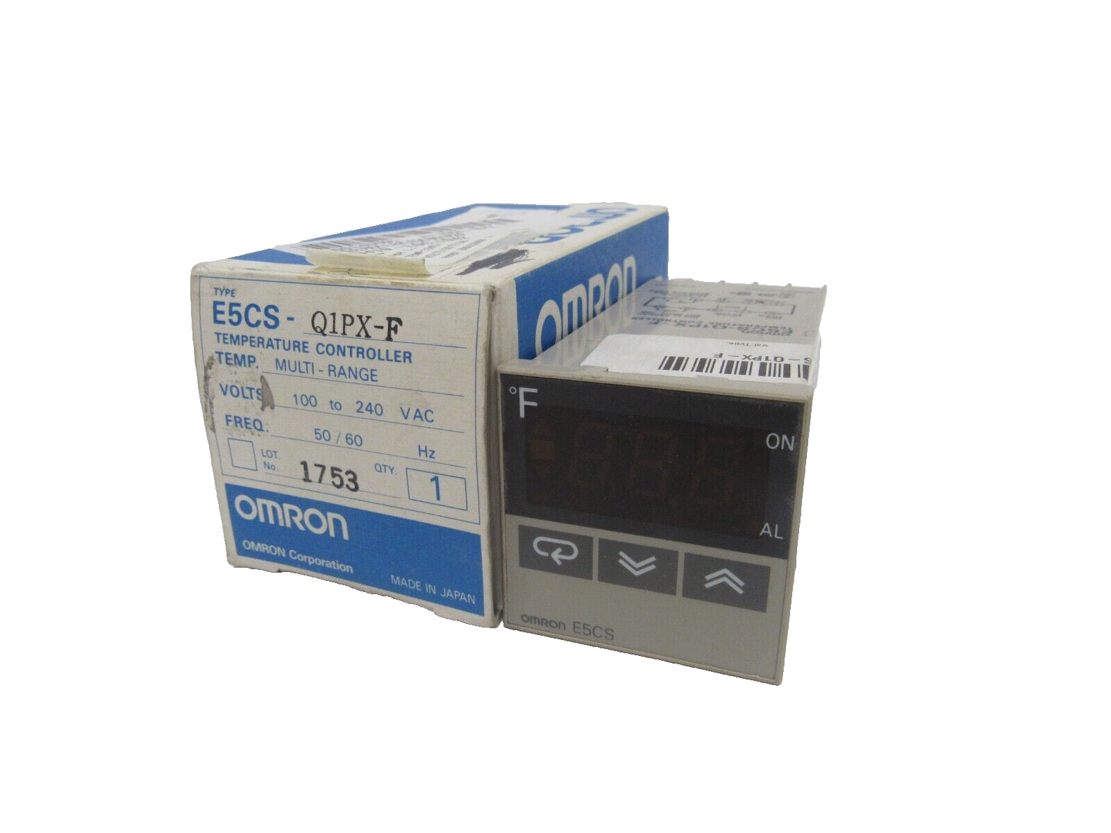 USED OMRON E5CS-Q1PX-F TEMPERATURE CONTROLLER E5CSQ1PXF - SB Industrial ...