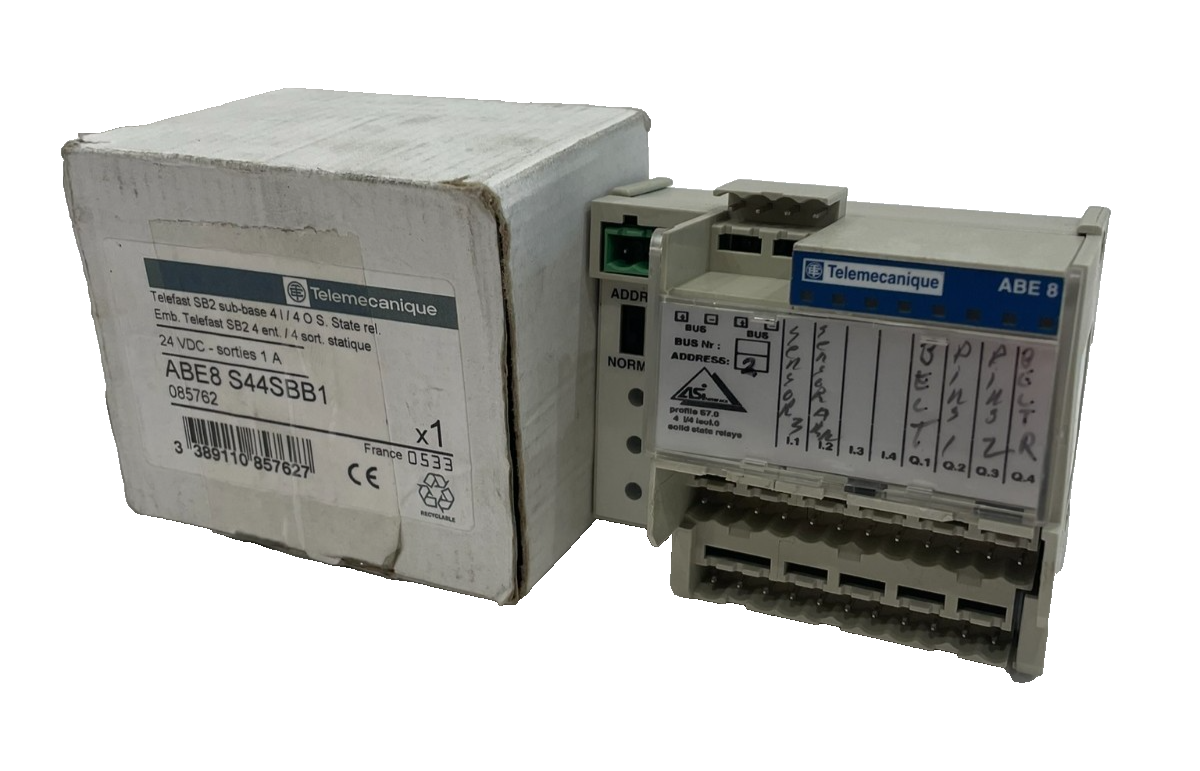 USED TELEMECANIQUE ABE8 S44SBB1 I/O INTERFACE MODULE ABE8S44SBB1 - SB ...