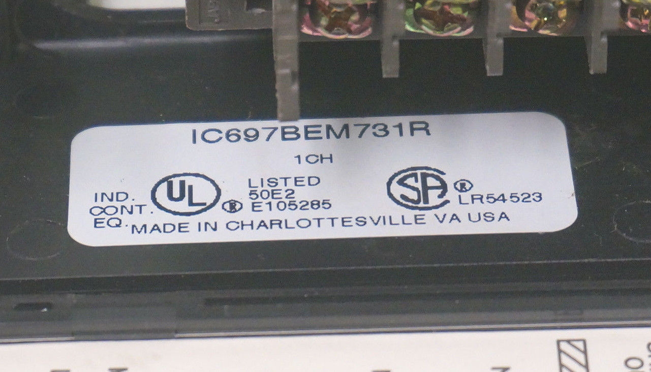 USED GE FANUC IC697BEM731R GENIUS BUS CONTROLLER IC697BEM731 - SB ...