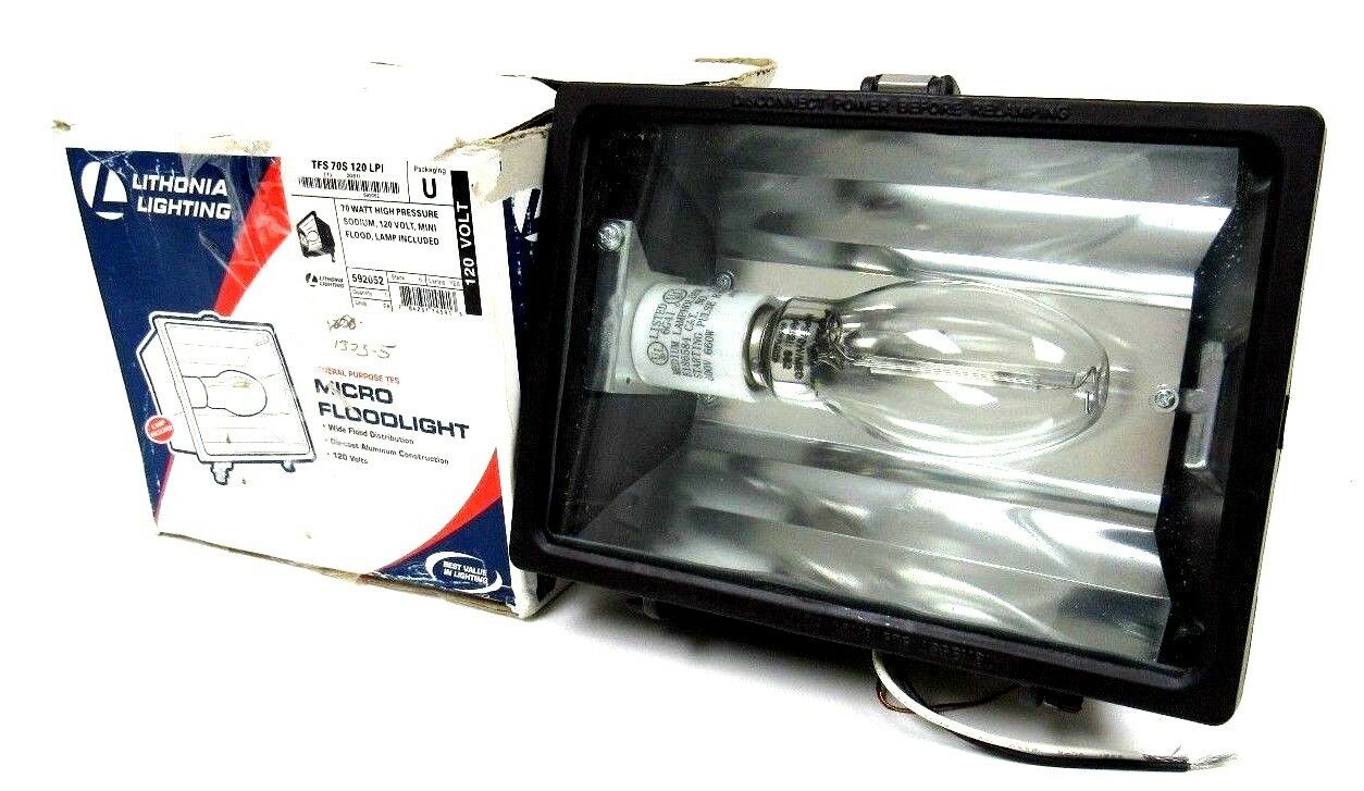 NEW LITHONIA LIGHTING FL01-70HPS FLOOD LIGHT TFS-70S-120-LPI FL0170HPS ...