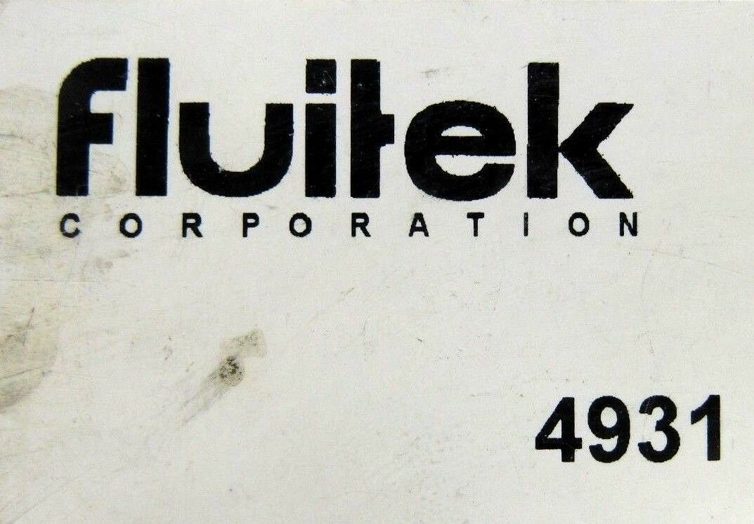 NEW LOT OF 4 FLUITEK 4931 FILTER - SB Industrial Supply, Inc.