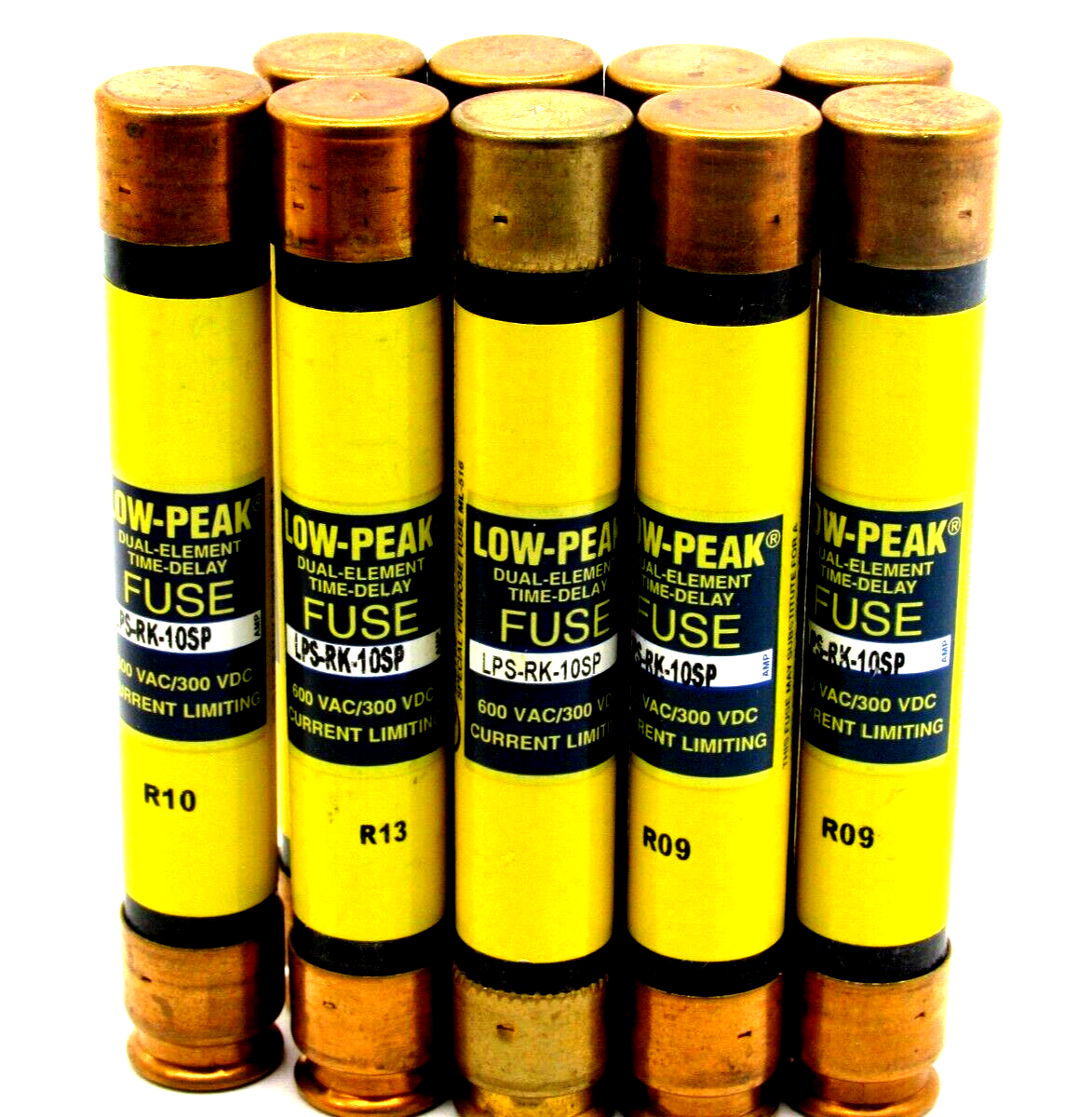 NEW LOT OF 9 BUSSMANN LPS-RK-10SP FUSES LPSRK10SP - SB Industrial ...