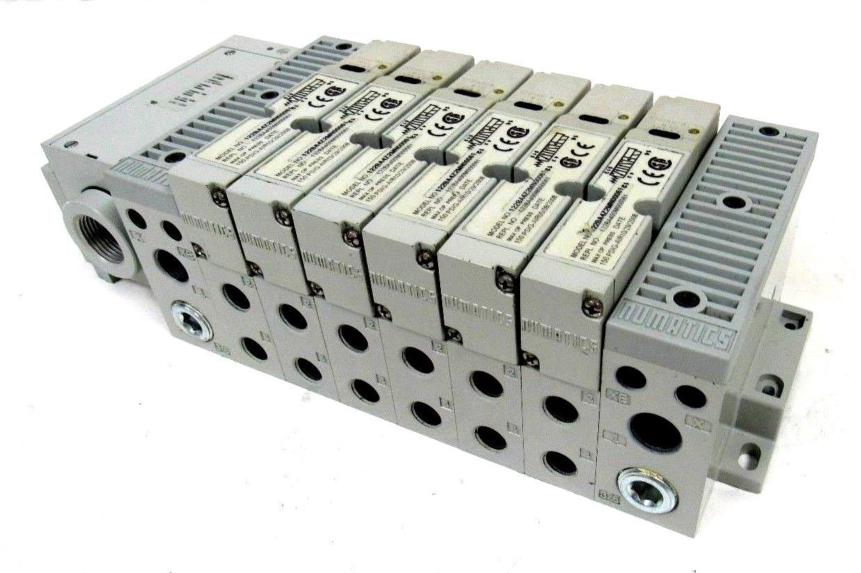 NEW NUMATICS 239-1229 MANIFOLD BLOCK 2391229 WITH 6 122BA4Z2MN00061 ...