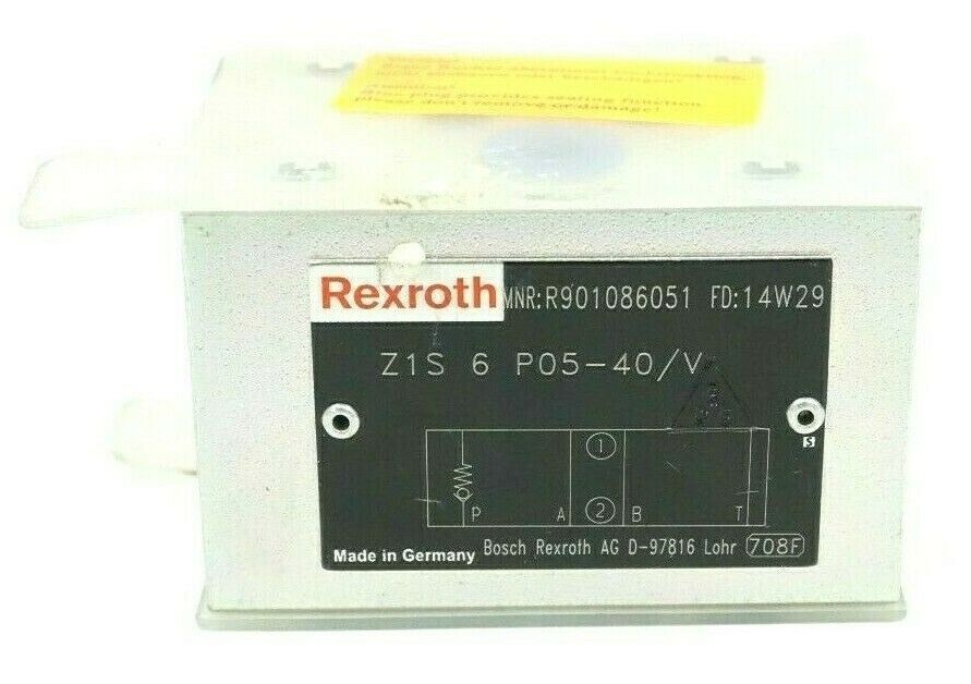 NEW REXROTH Z1S-6-P05-40/V HYDRAULIC CHECK VALVE Z1S6P0540V - SB ...