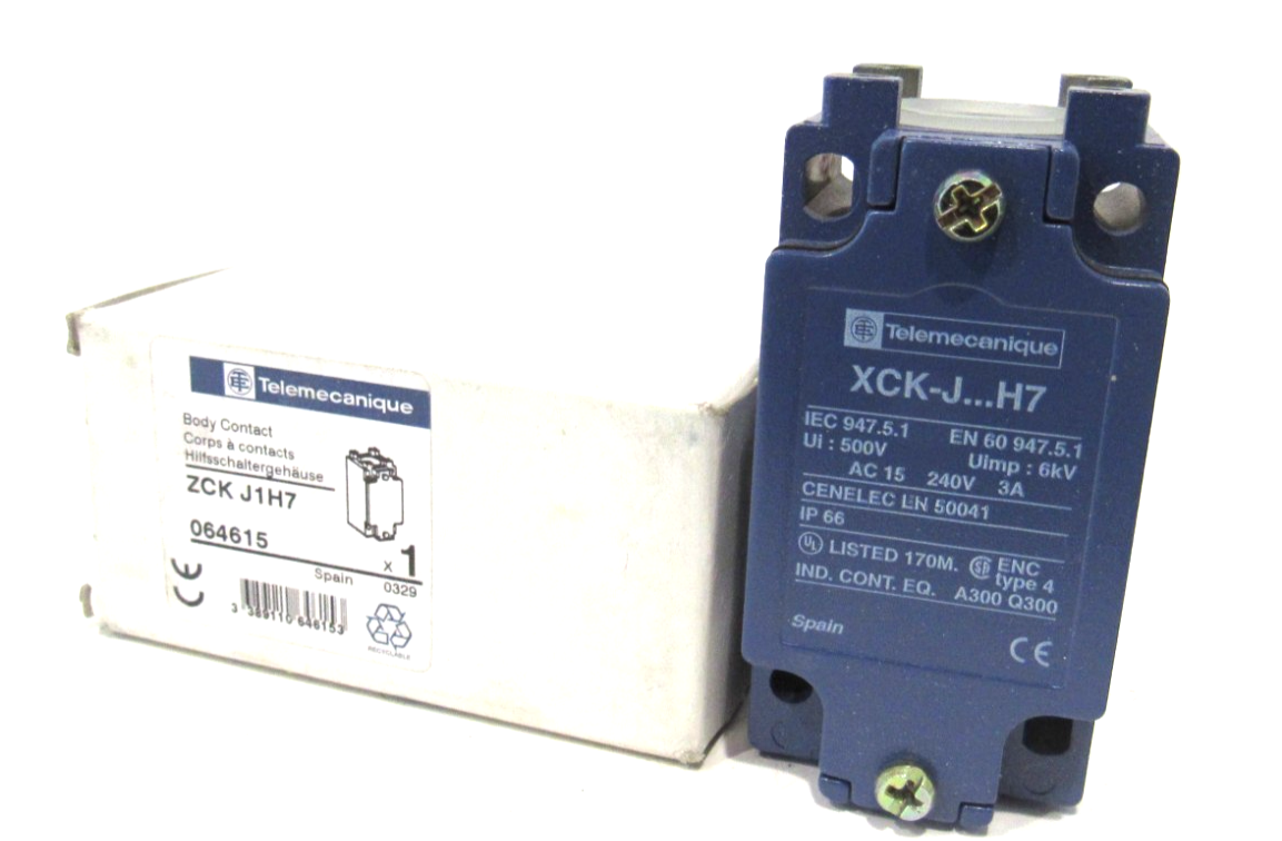 NEW TELEMECANIQUE ZCK J1H7 LIMIT SWITCH BODY ZCKJ1H7 - SB Industrial Supply, Inc.