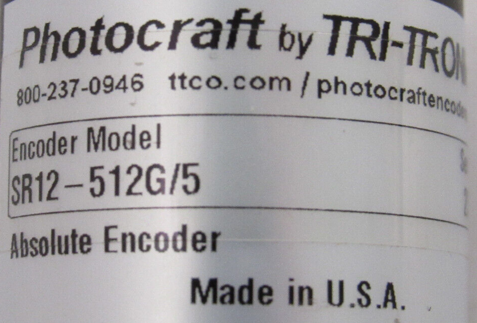 NEW TRI-TRONICS SR12-512G/5 ENCODER SR12512G5 - SB Industrial Supply, Inc.