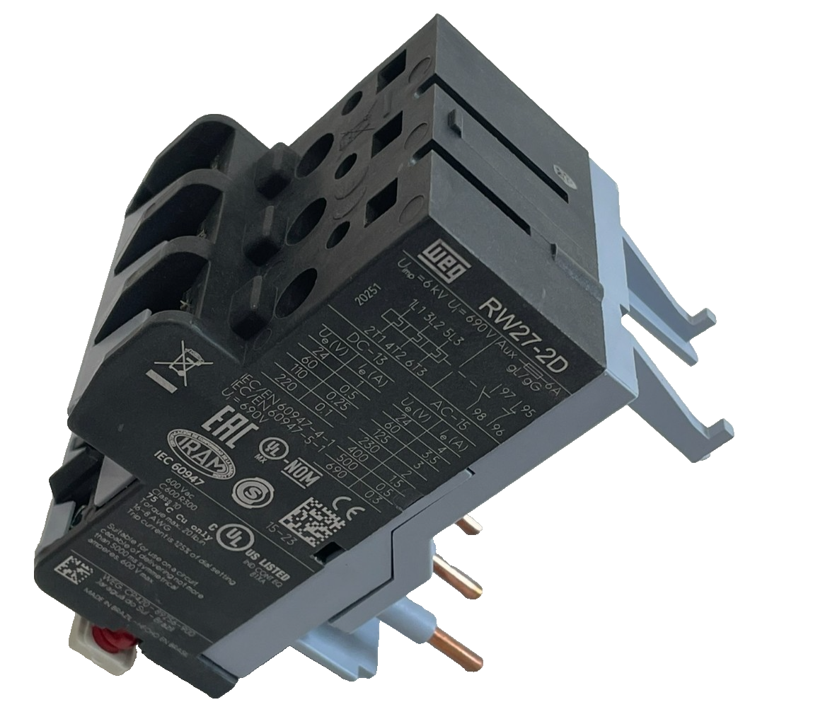 NEW WEG RW27-2D3-U023 THERMAL OVERLOAD RELAY RW272D3U023 - SB ...