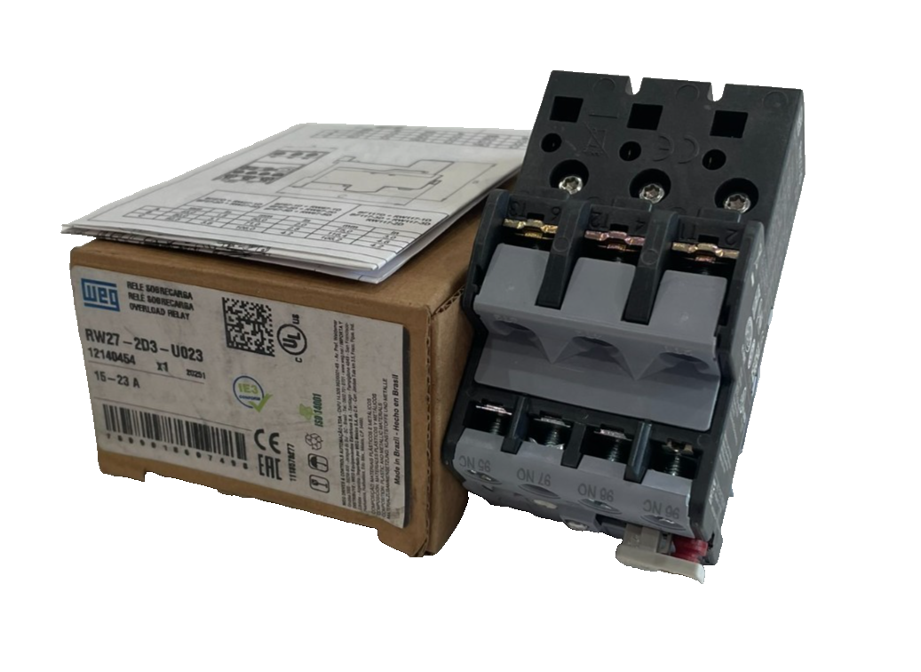 NEW WEG RW27-2D3-U023 THERMAL OVERLOAD RELAY RW272D3U023 - SB ...