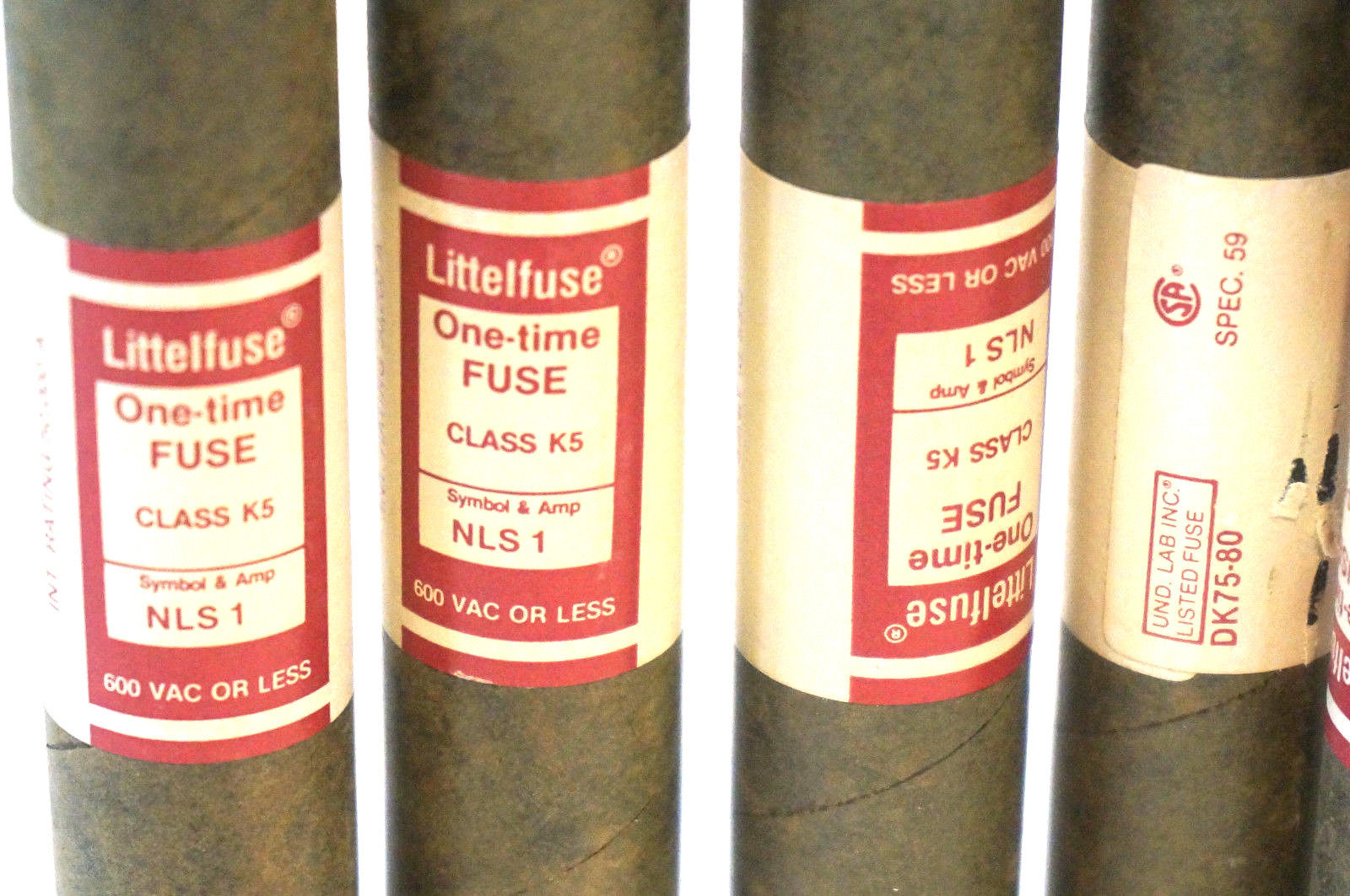 5 NEW LITTELFUSE NLS-1 FUSES NLS1 - SB Industrial Supply, Inc.
