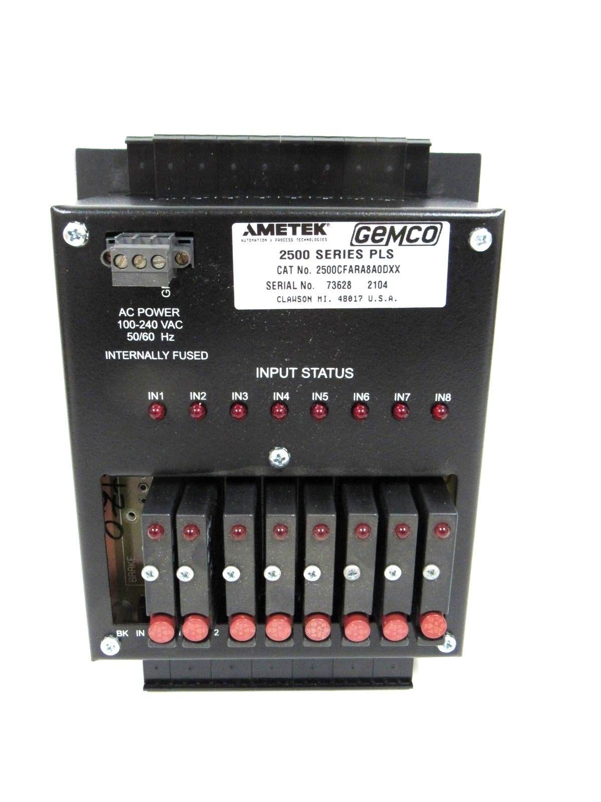 NEW AMETEK GEMCO 2500CFARA8A0DXX PROGRAMMABLE LIMIT SWITCH 2500 SERIES ...