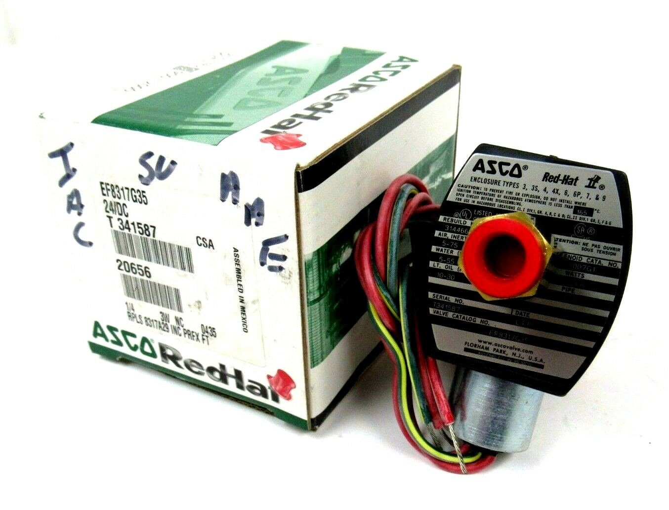 NEW ASCO EF8317G35 SOLENOID VALVE 24VDC 1/4" - SB Industrial Supply, Inc.