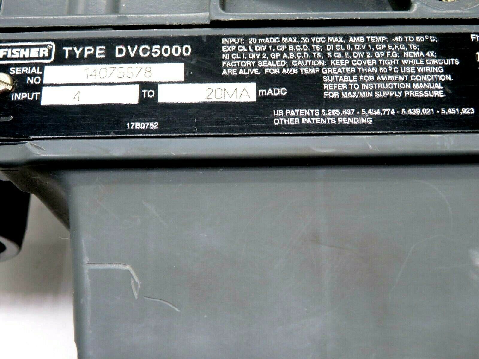 NEW FISHER DVC5000 VALVE CONTROLLER - SB Industrial Supply, Inc.