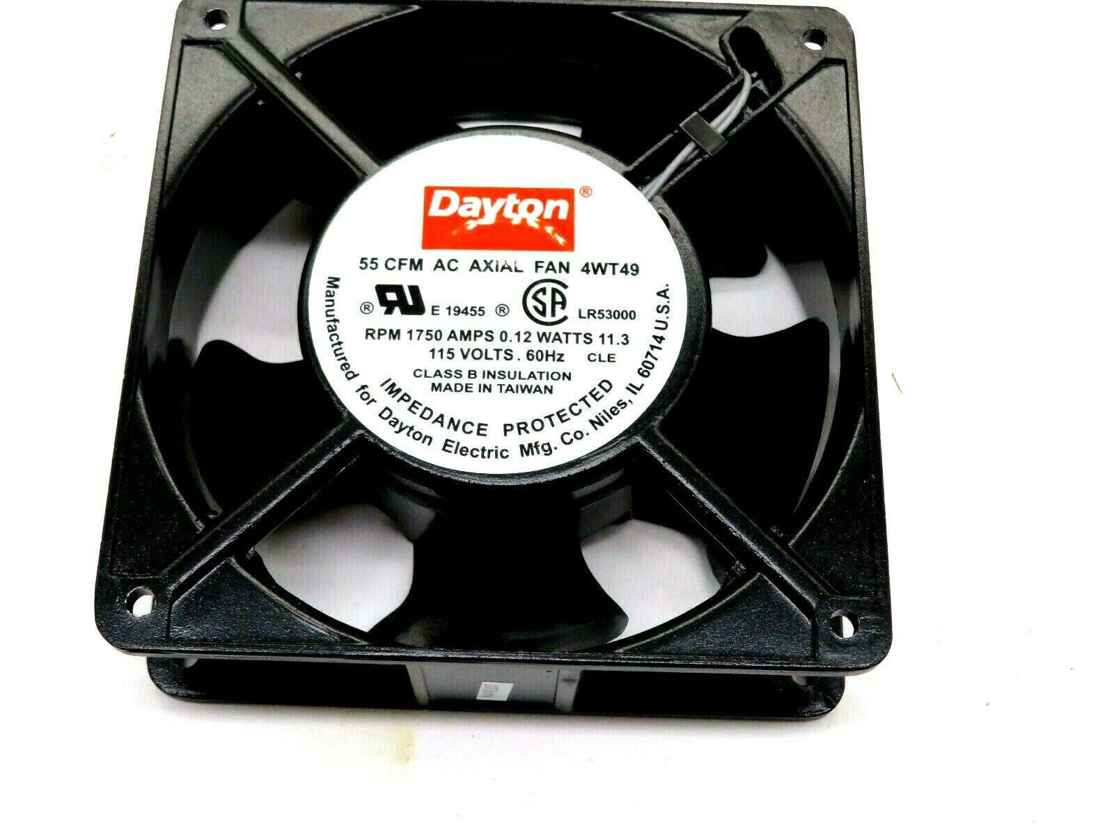 NEW GRAINGER DAYTON 4WT49 AC AXIAL FAN - SB Industrial Supply, Inc.