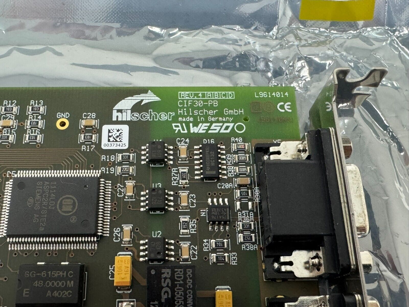 NEW HILSCHER CIF30-PB PROFIBUS DP-MASTER CARD 1030.400 PB V01.213 ...