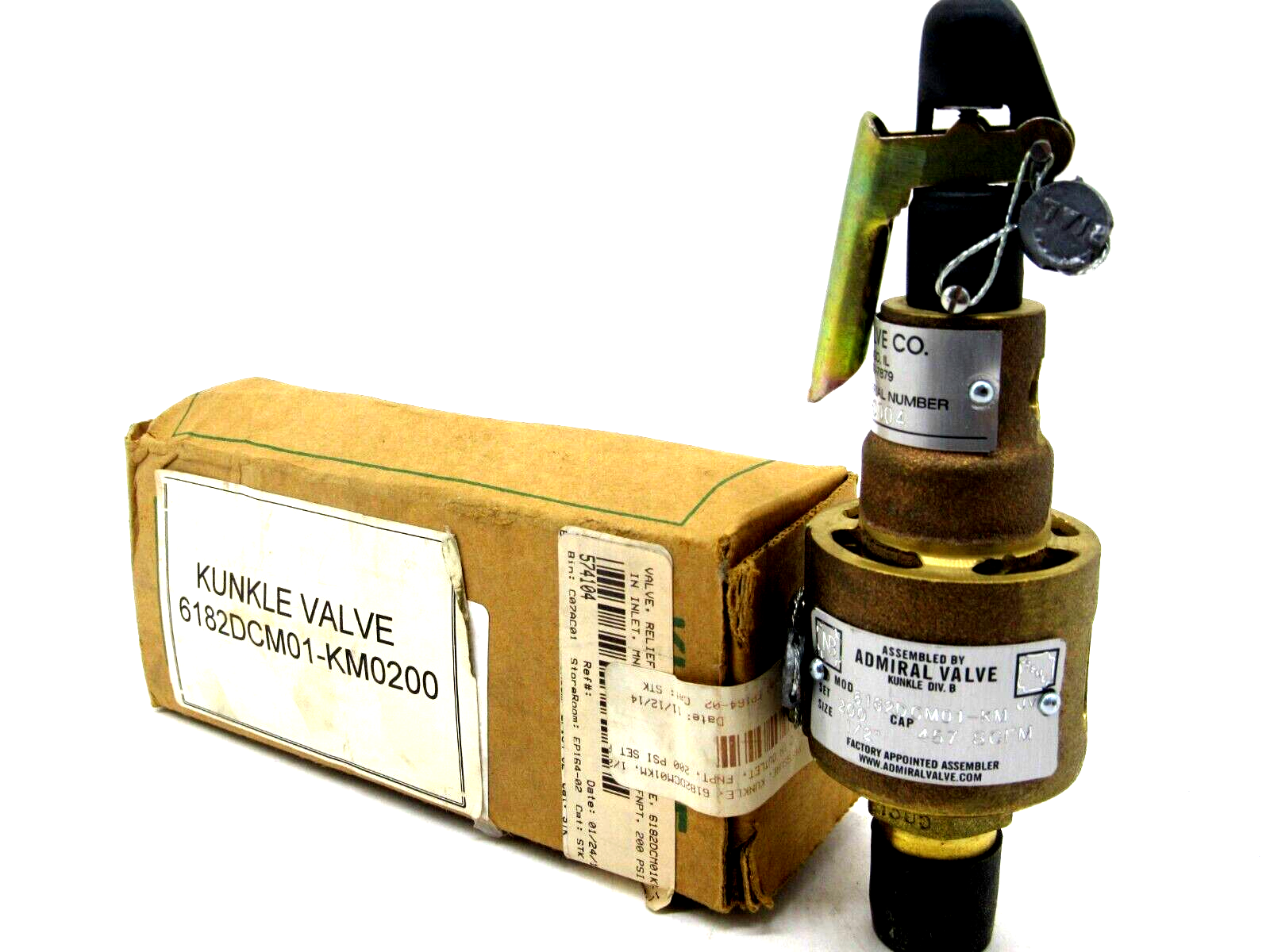 NEW KUNKLE 6182DCM01-KM0200 PRESSURE RELIEF VALVE 6182DCM01KM 0200 - SB ...
