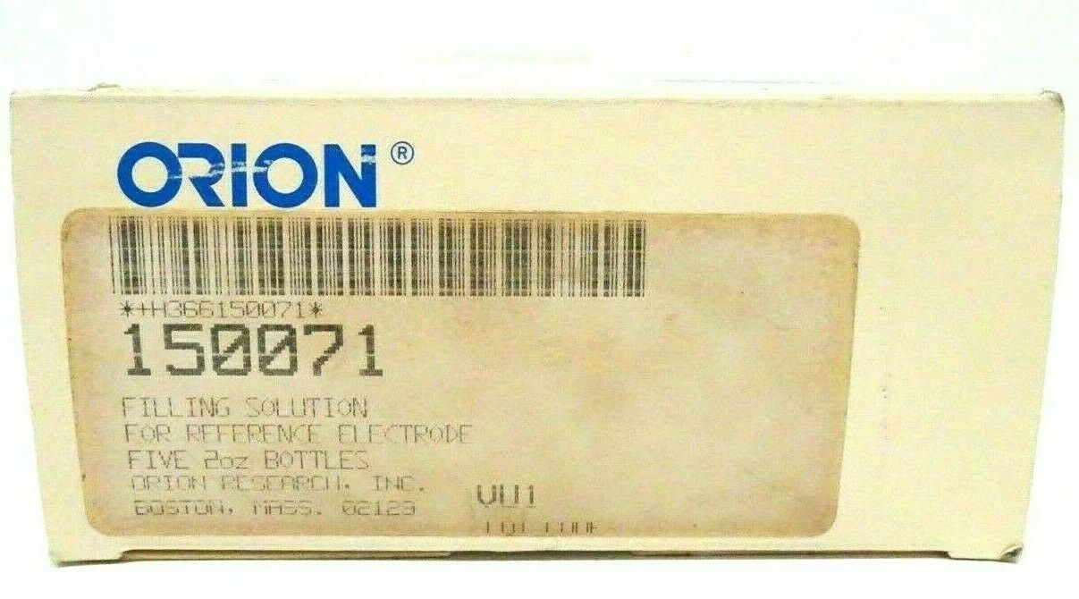 NEW ORION 150071 FILLING SOLUTION FOR ELECTRODE - SB Industrial Supply ...