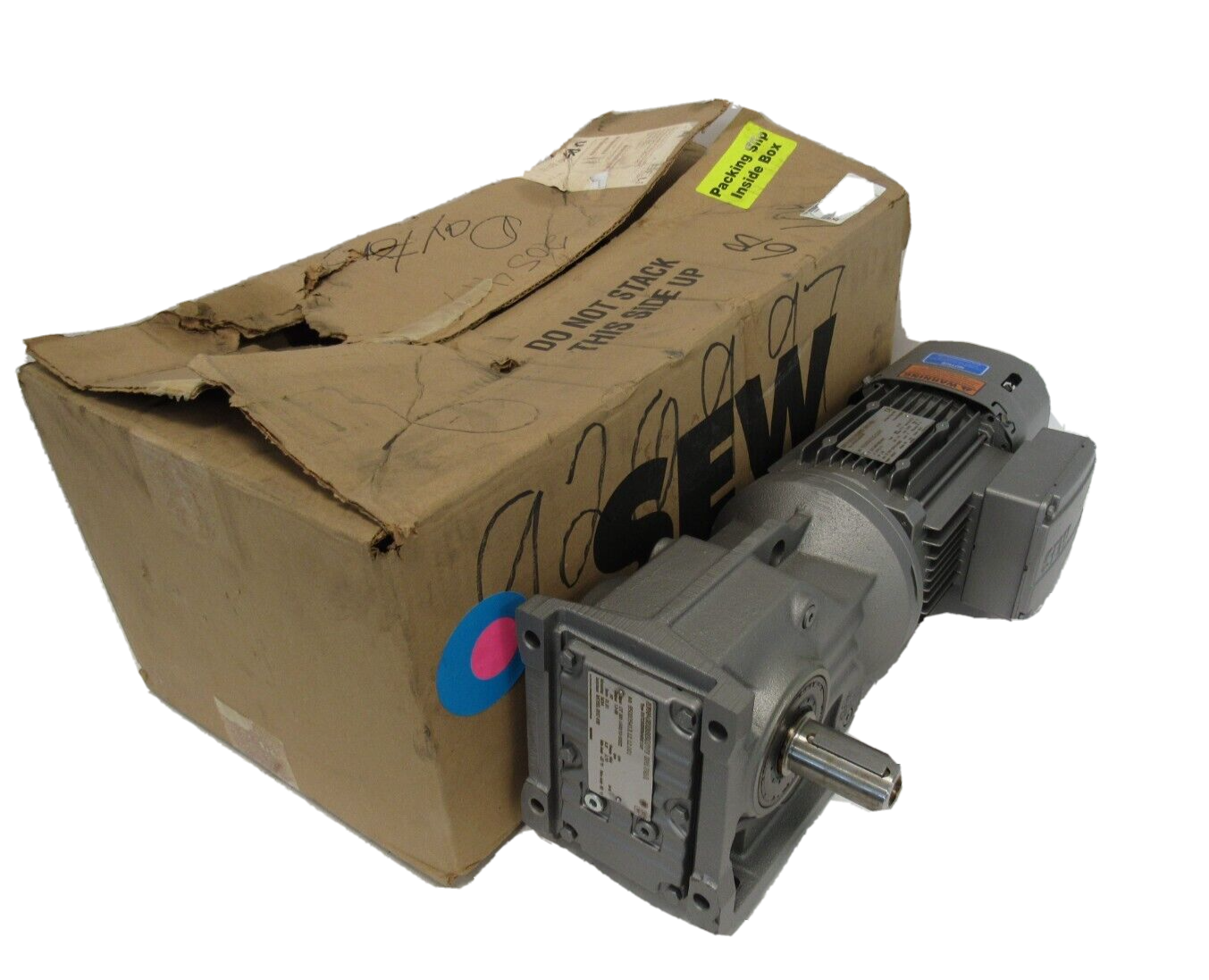 NEW SEW EURODRIVE K47DRE80M4BE1HF GEAR MOTOR 21.81:1 DRE80M4BE1HF 1HP ...