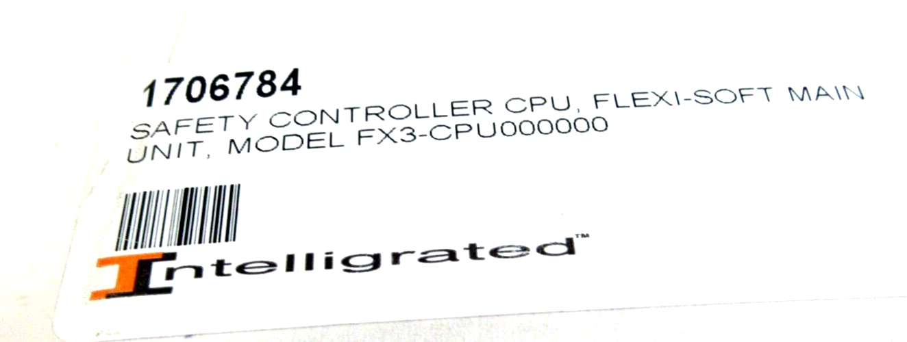 NEW SICK FX3-CPU000000 SAFETY CONTROLLER 1043783 FX3CPU000000 - SB ...