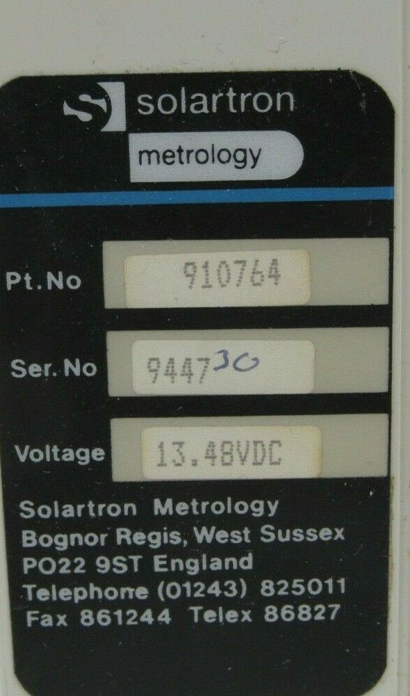 NEW SOLARTRON 910764 OD2 DISPLACEMENT TRANSMITTER - SB Industrial ...