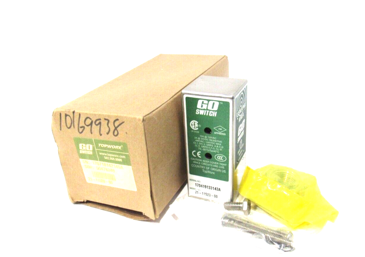 NEW TOPWORX GO SWITCH 21-11520-00 LIMIT SWITCH 211152000 - SB ...