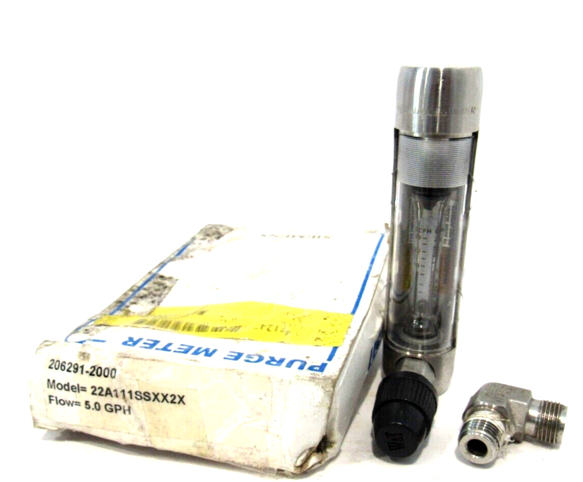 NEW WALLACE & TIERNAN / US FILTER 206291-2000 PURGE METER 22A111SSXX2X ...